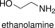 Ethanolamine Formula