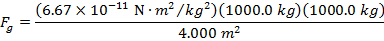 Gravitational Force Formula