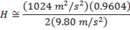 Maximum Height Formula