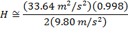 Maximum Height Formula