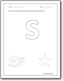 Letter S Worksheets : Teaching the letter S and the /s/ sound - Letter ...