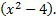 Factoring Polynomials: The difference of two squares